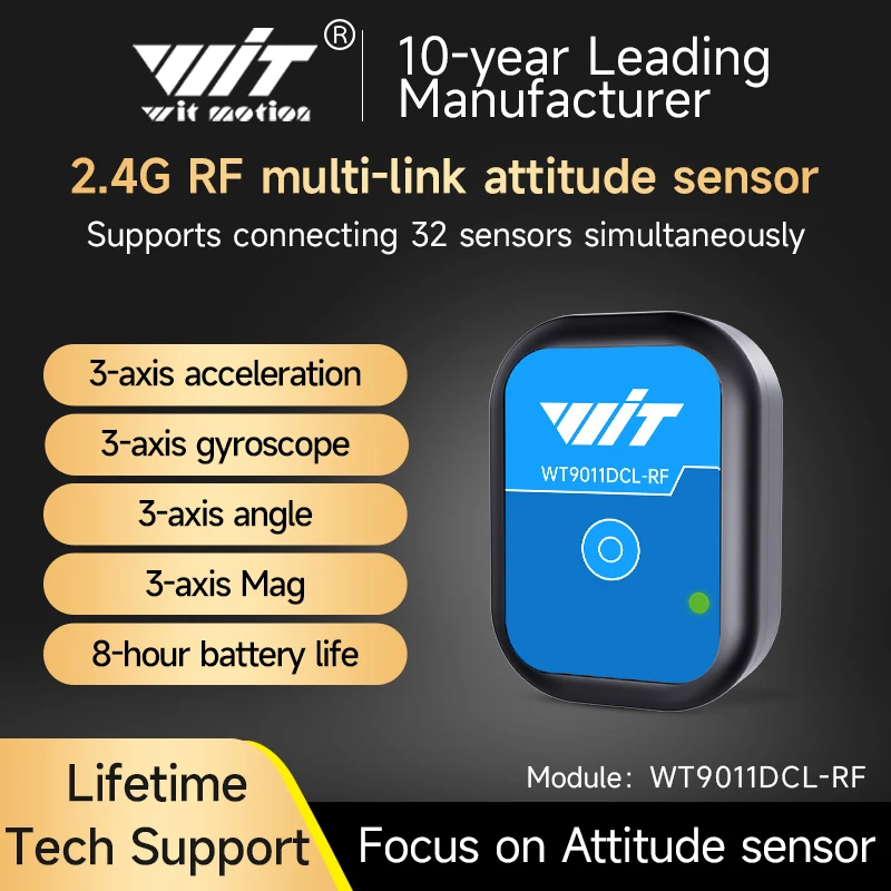 WT9011DCL-RF-IMU-Wireless-Accelerometer-Sensor-32Slave-Cascade-Gyro-2-4GRadio-Frequency-Tilt ...