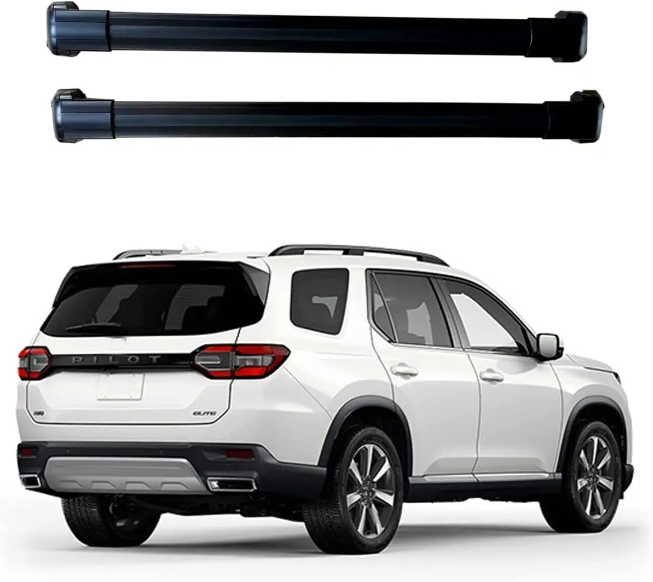 2Pcs Fits for Honda Pilot 2023 2024 Aluminum Roof Rail Racks Cross Bar ...