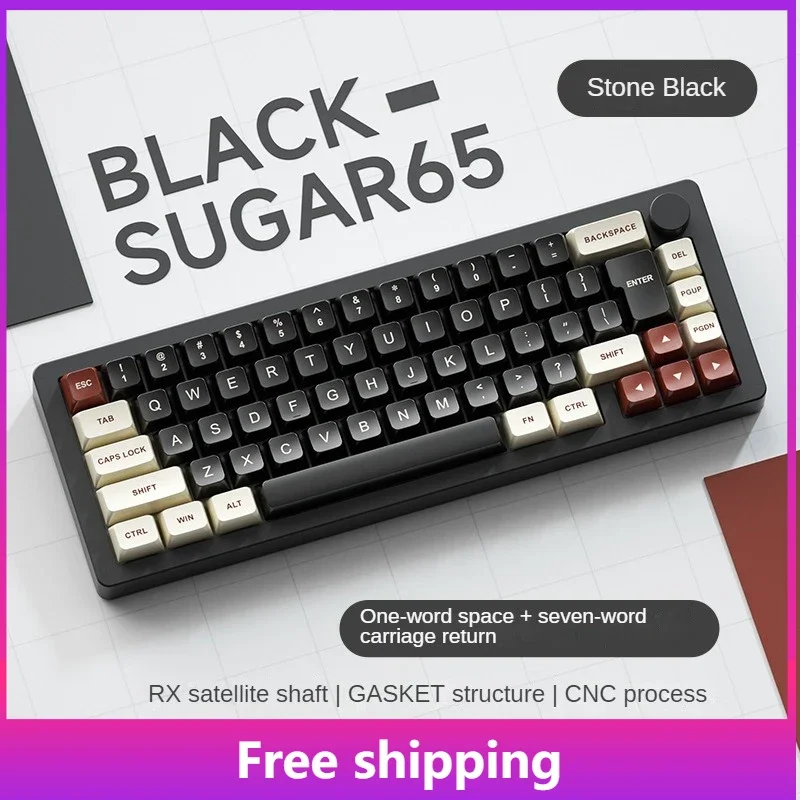 Sugar65-Mechanical-Keyboard-Wired-Full-key-Hot-swappable-FR4 ...