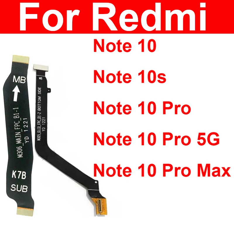 LCD-Motherboard-Connector-Flex-Cable-For-Xiaomi-Redmi-Note-10-Note-10S ...