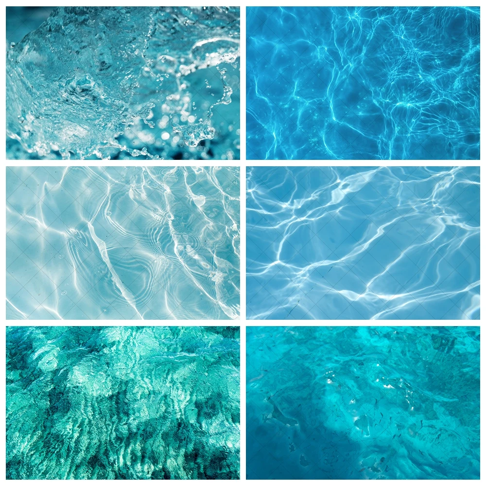 Azul-gua-Ripple-Banner-Backdrop-Custom-Ocean-Theme-Anivers-rio ...