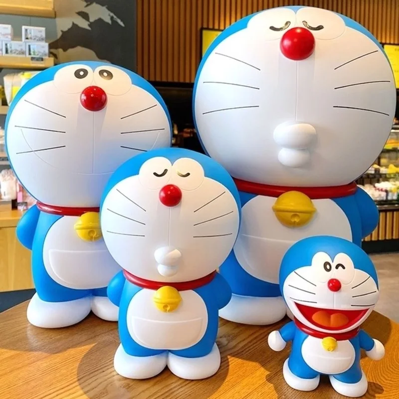 Large-Size-Doraemon-Action-Figures-Toys-Anime-Kawaii-Piggy-Bank ...