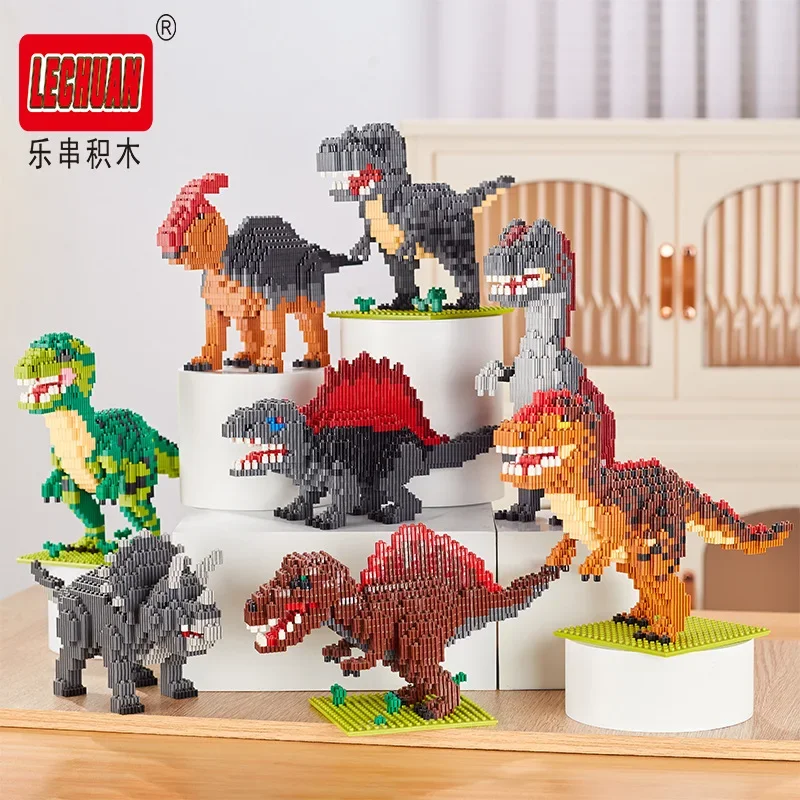 Jurassic-Dinosaur-Micro-Building-Blocks-Linkgo-Spinosaurus ...