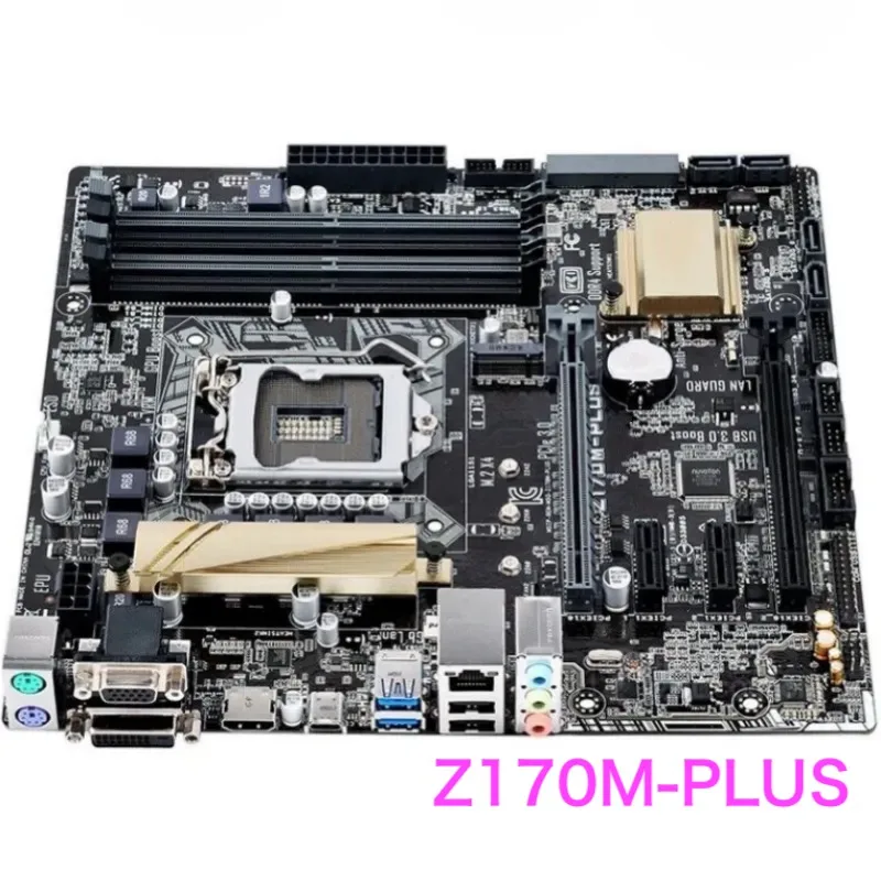 ASUS Z170M-PLUS Desktop Motherboard LGA 1151 DDR4 PCI-E 3.0 Micro ATX ...