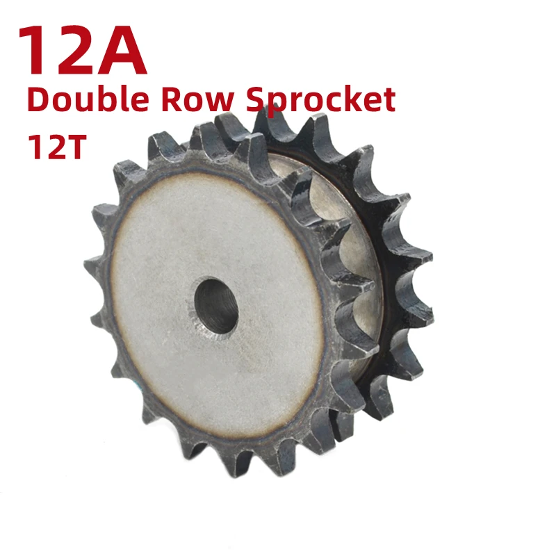 1pcs-16A-Double-Row-Sprocket-12-Teeth-45-Steel-Industrial-Drive ...