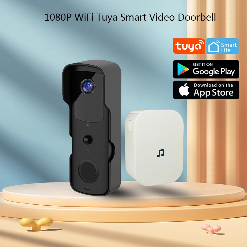 Smart-Tuya-WIFI-Doorbell-HD-1080P-Video-Outdoor-Wireless-Home-Door-Bell ...