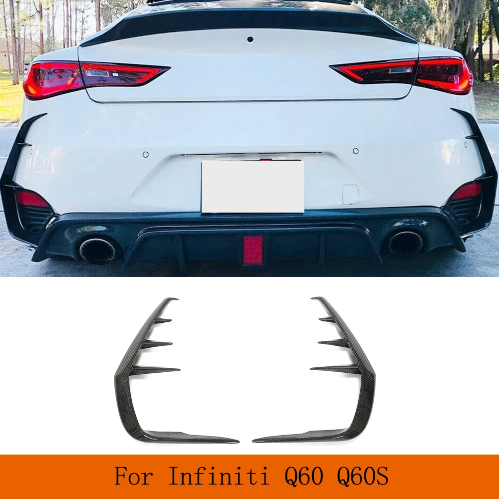Car-Rear-Bumper-Bumper-Canards-for-Infiniti-Q60-Coupe-2-Door-2016-2020 ...