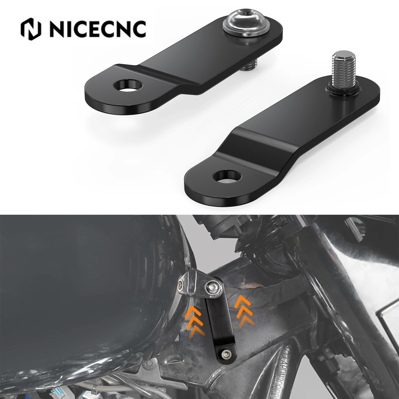 Motorcycle-Gas-Tank-Lift-Kit-For-Harley-Iron-883-XL883N-2009-2018-Dyna ...