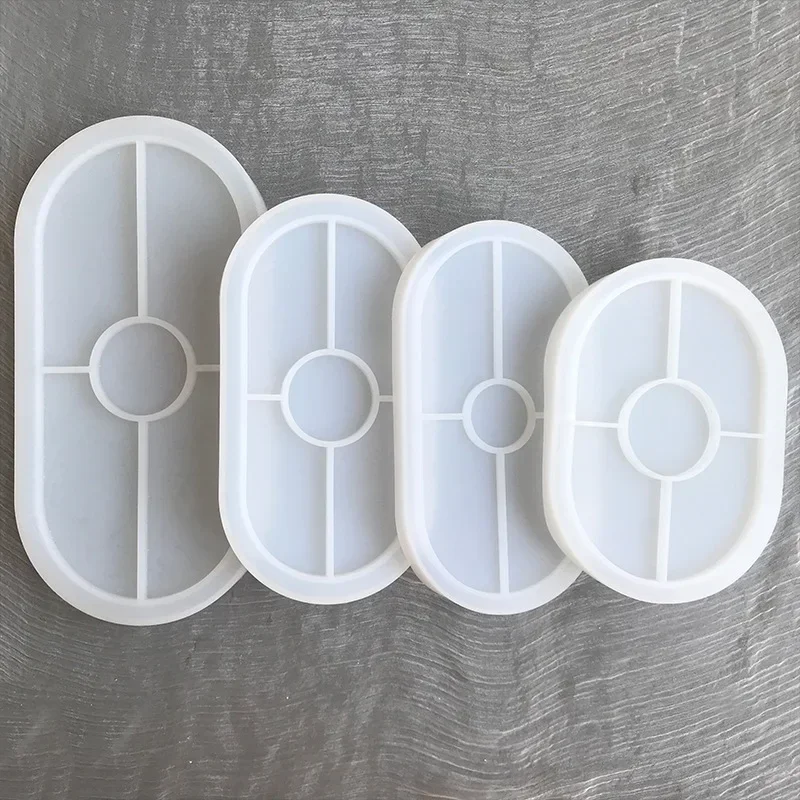 DIY-Silicone-Tray-Mold-Coaster-Epoxy-Resin-Silicone-Molds-Polygon-Oval ...