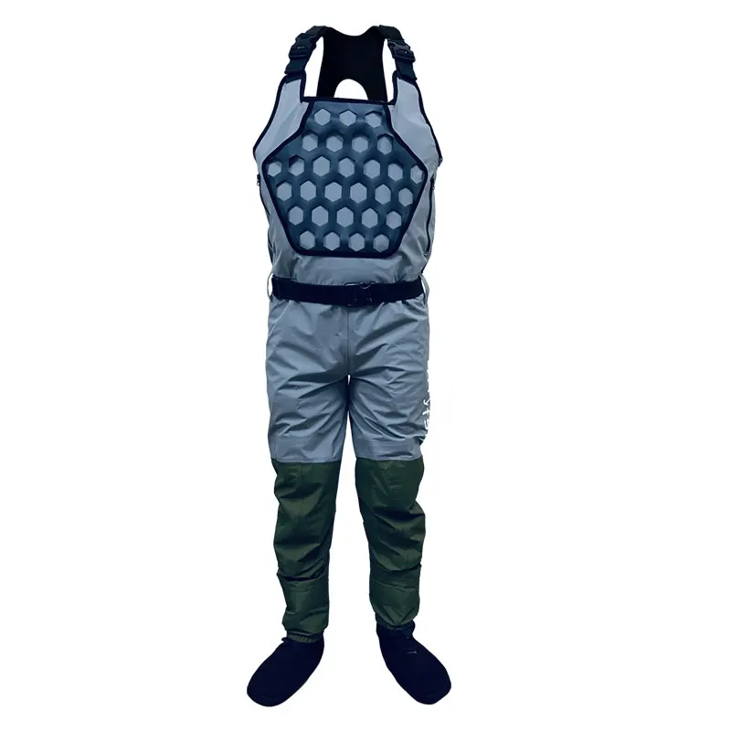 Chest-High-Waders-Stout-Fly-Fishing-Waterproof-Breathable-Stockingfoot ...