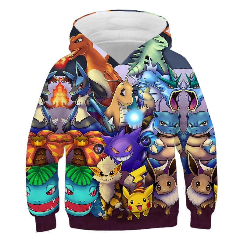 Cute-Baby-Pokemon-Pikachu-Children-Clothing-Tops-Boys-Sweatshirt ...