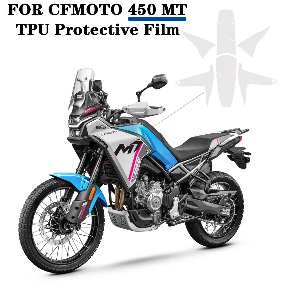 Motorcycle-PPF-Protective-Film-For-CFMOTO-450MT-450-MT-2024-Car-Paint ...