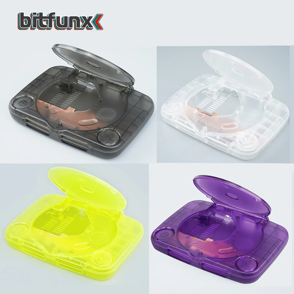 Bitfunx-Replacement-Shell-Transparent-Game-Console-Case-Housing-Cover ...