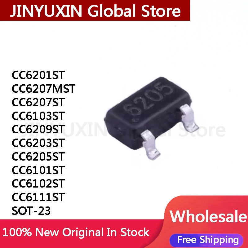 100Pcs-CC6201ST-CC6207MST-CC6207ST-CC6103ST-CC6209ST-CC6203ST-CC6205ST ...