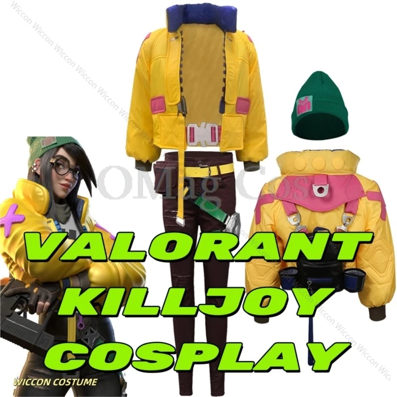 Killjoy-Cosplay-Women-Costume-Game-Valorant-Roleplay-Fantasia-Jacket ...