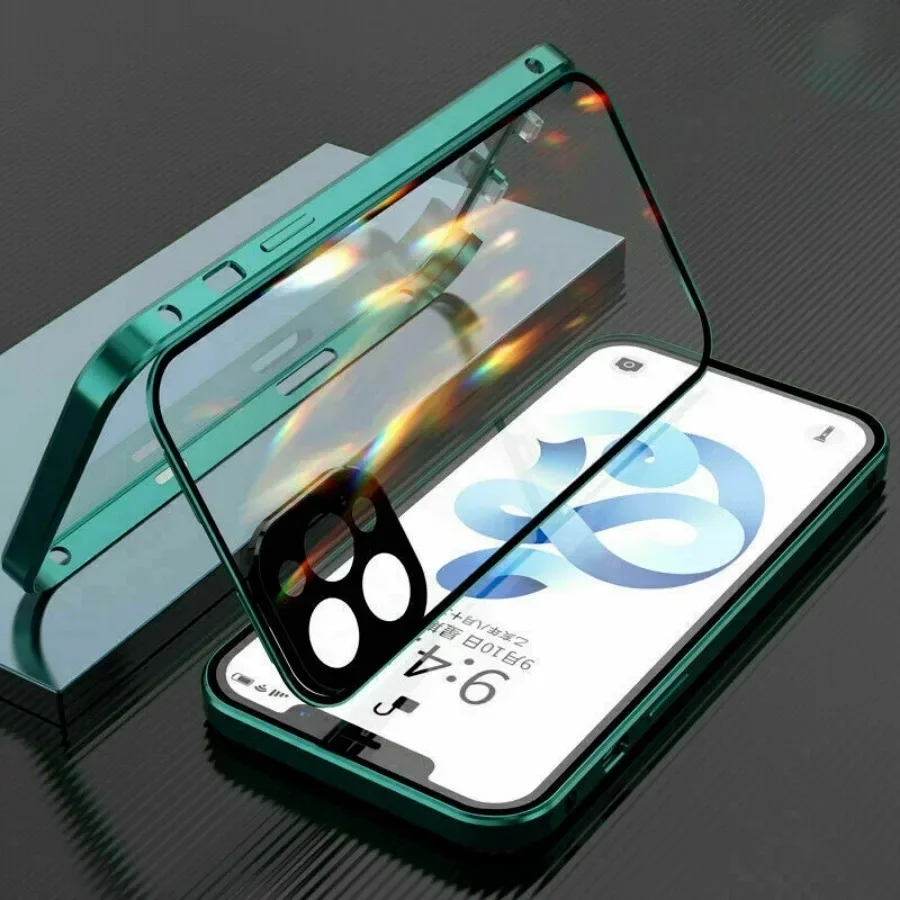 Double Side Protect Phone Case For iPhone Air 17 16e 16 15 14 Plus 13 ...
