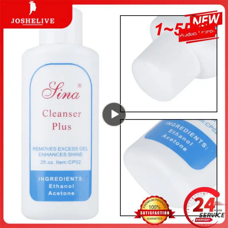 60ml-Nail-Art-Enhances-Shine-Cleaner-Cleansing-Gel-Nail-Art-Acrylic-UV ...