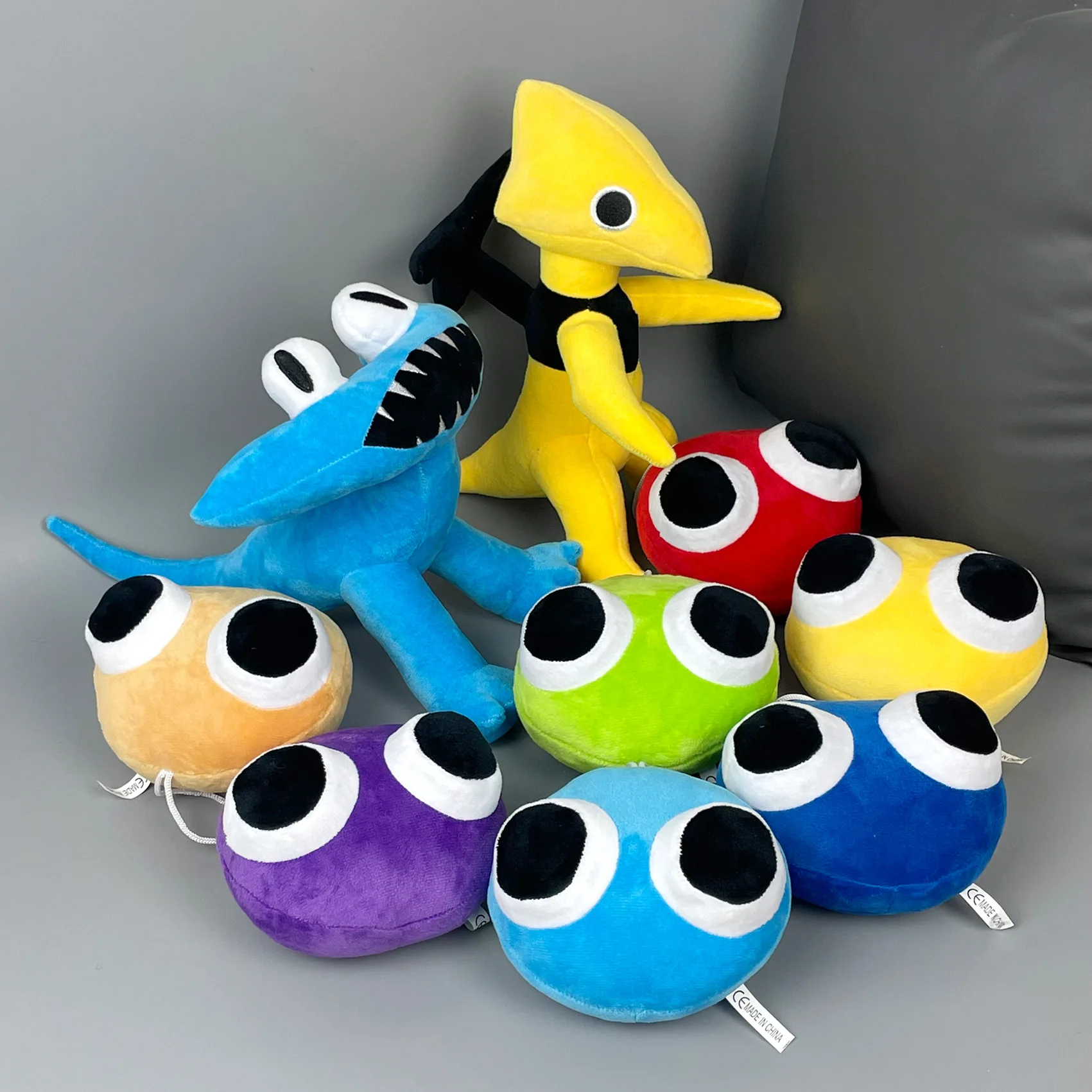 Cyan Rainbow Friends Plush Toy Yellow Pterosaur Rainbow, 57% OFF