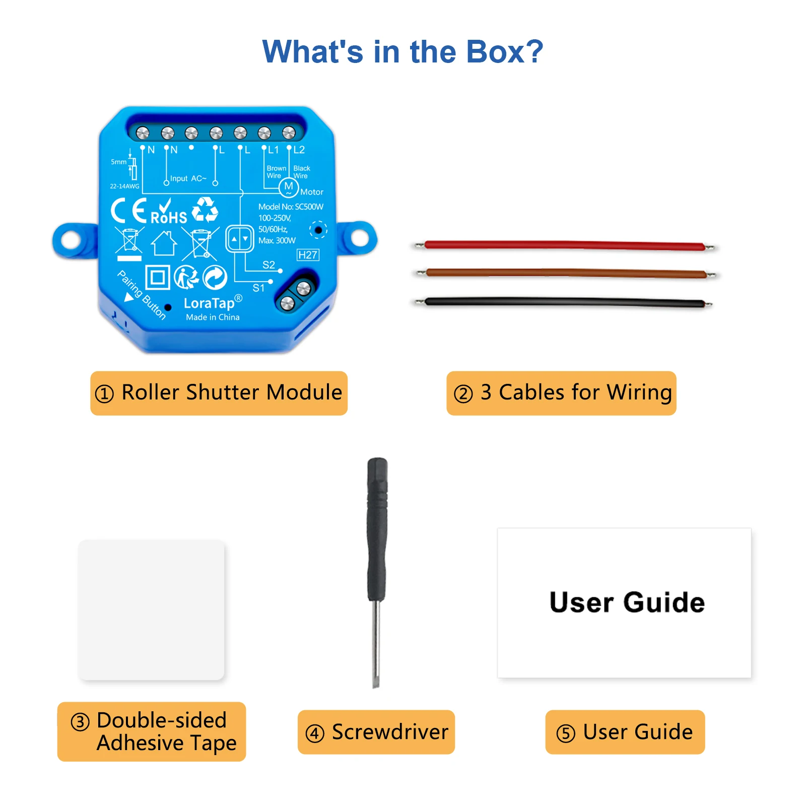 LoraTap Tuya Smart Roller Shutter Curtain Blinds Switch Tubular Motor ...