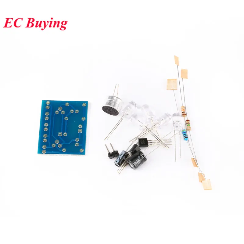 Voice-Control-LED-Melody-Light-LED-DIY-Electronic-Production-Kit ...