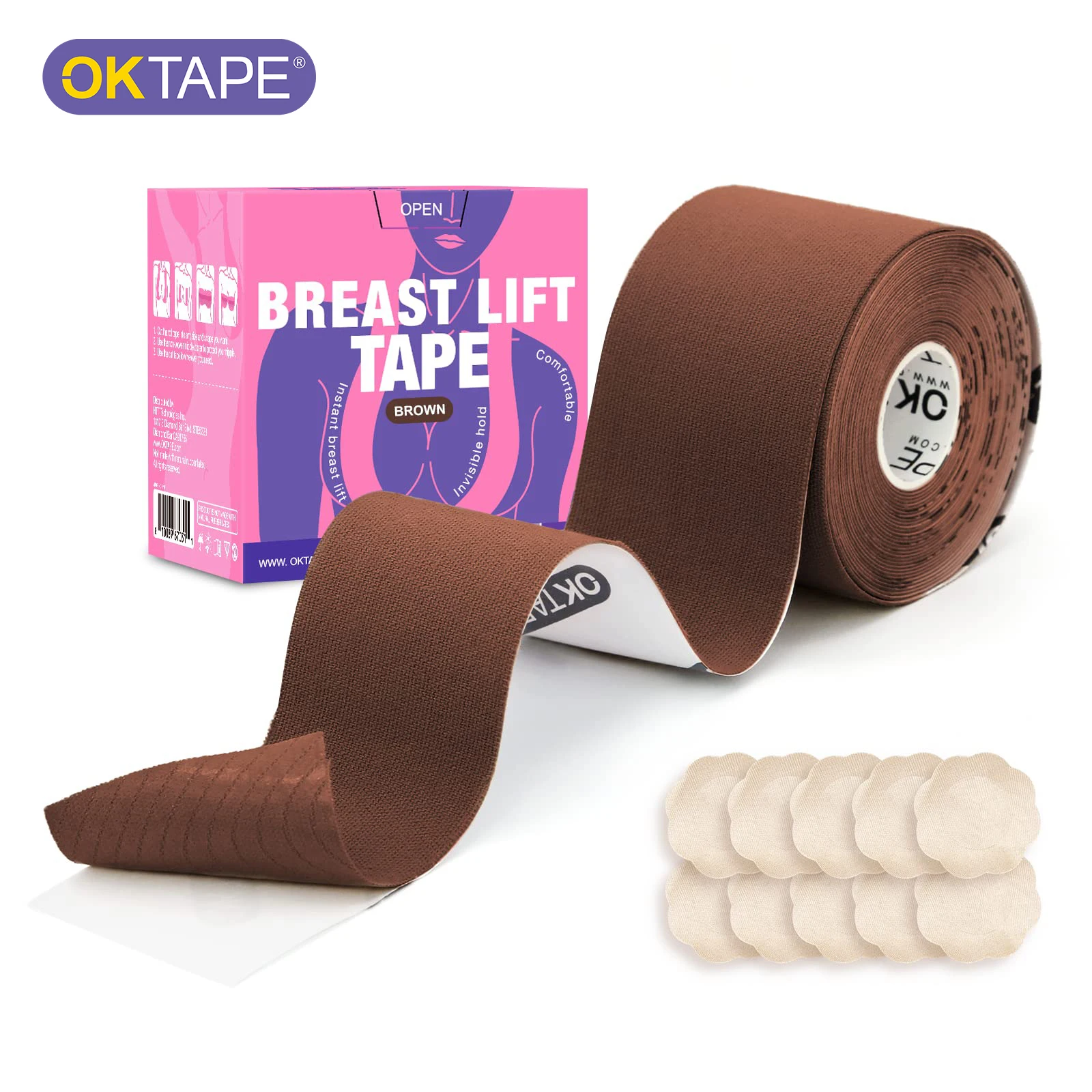 OK TAPE 5CMX5M Boob Tape Breast Lift Body Tape for Breast Lift Satin ...