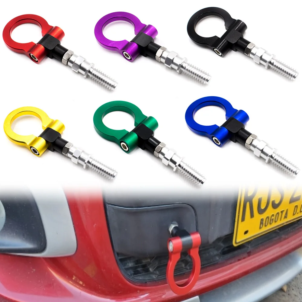 Racing Tow Hook Trailer Towing Bars Aluminum Alloy Auto Rear Front