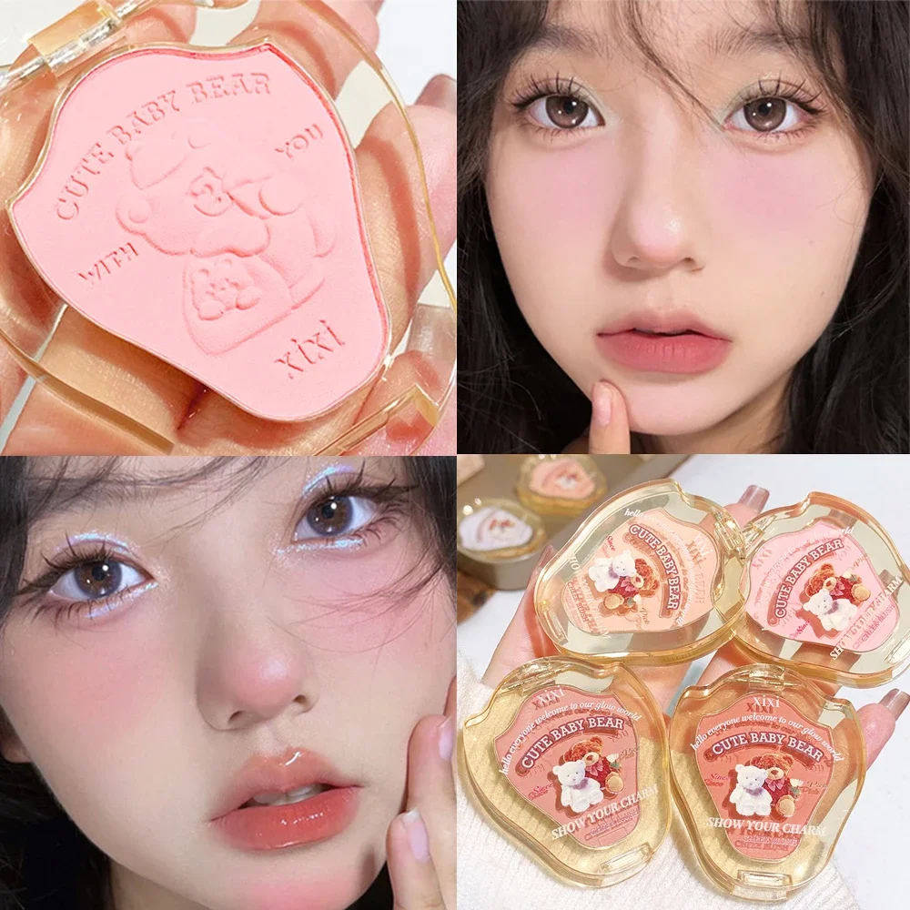 Monochrome-Girl-Blush-Peach-Cream-Makeup-Blush-Palette-Cheek-Contour ...