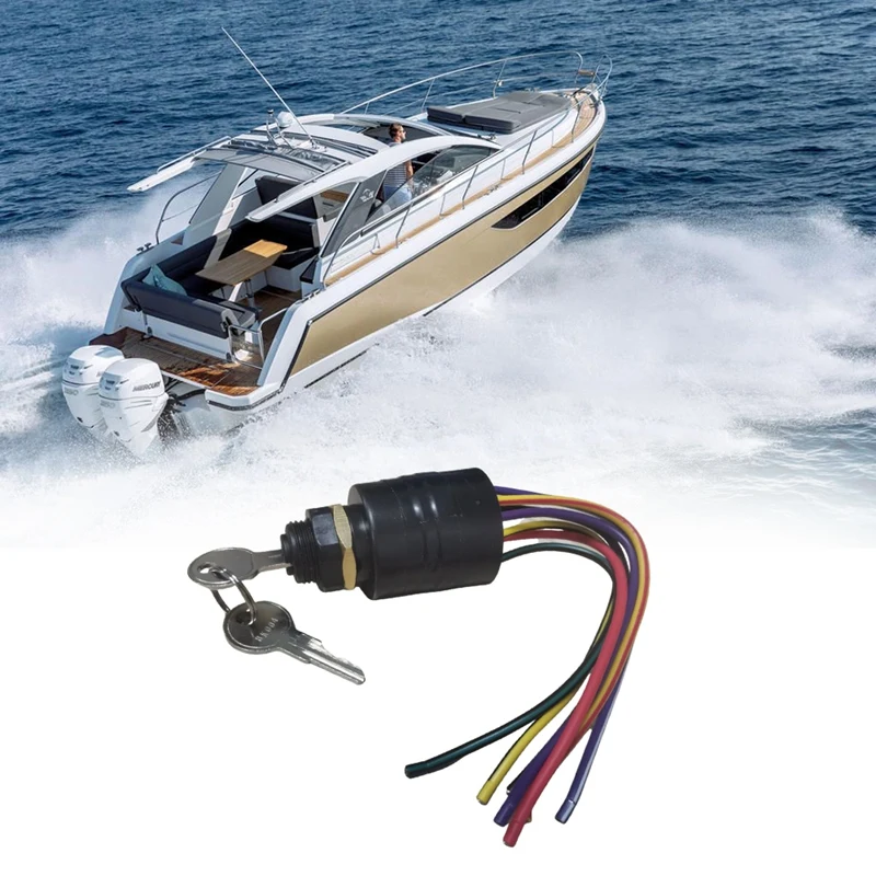 Engine Ignition Switch For Mercury Outboard Motor Control Box, 3 ...