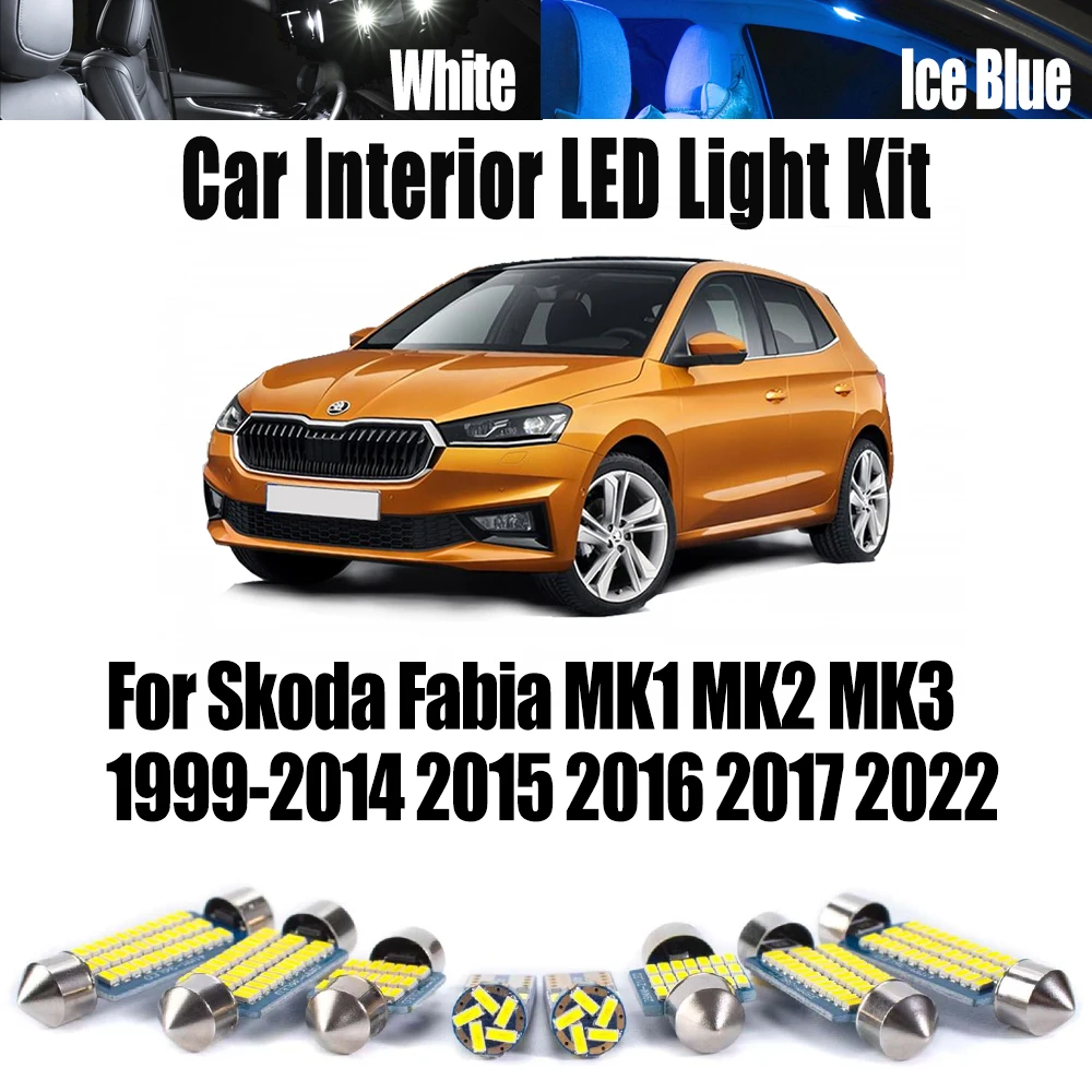 Kit de luz de techo con mapa de cúpula Interior LED para vehículo ...