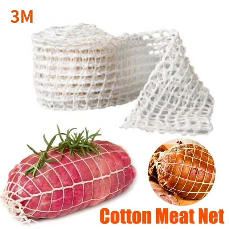 3-Meters-Cotton-Meat-Net-Ham-Sausage-Net-Butcher-s-String-Sausage-Roll ...