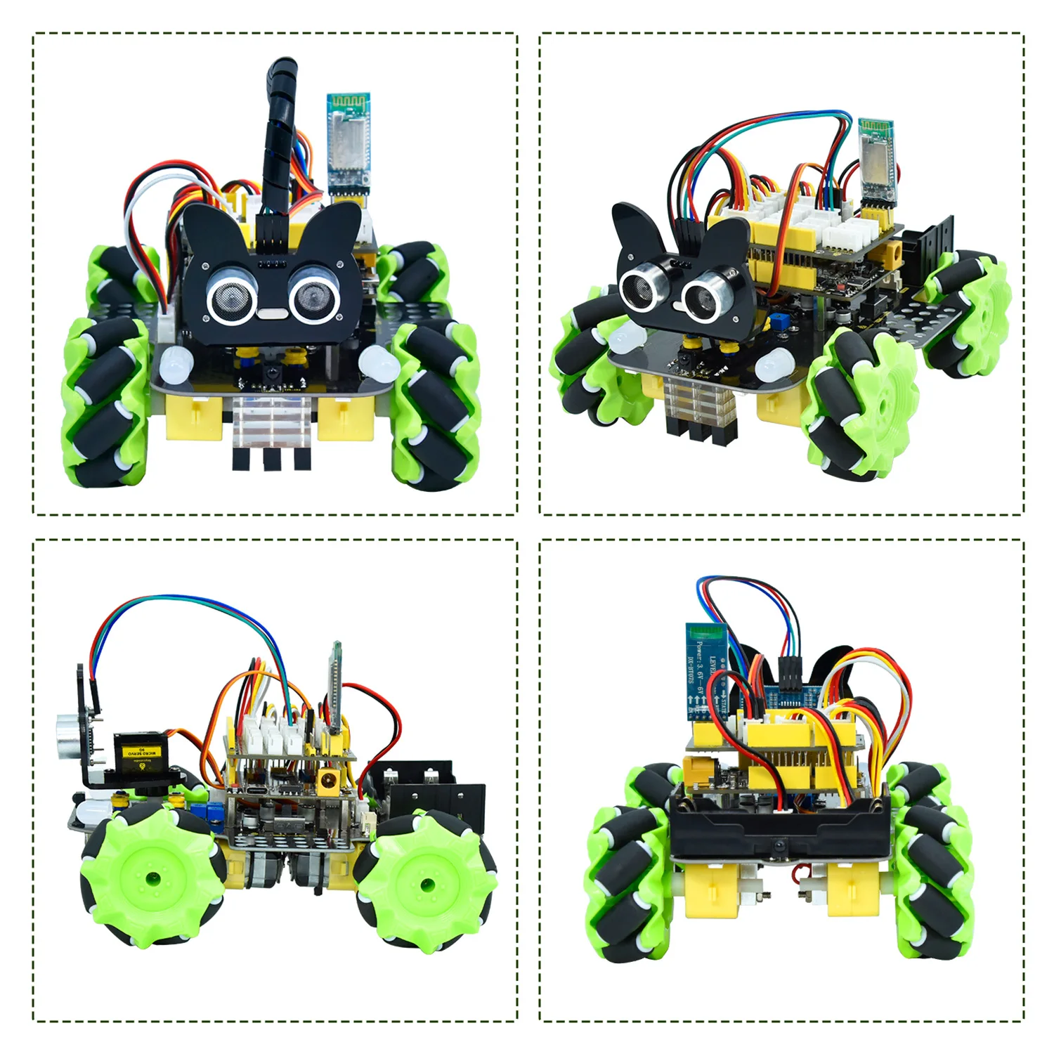 Keyestudio 4wd Mecanum Robô Para Arduino Carro Robô Kit Faça Você Mesmo ...