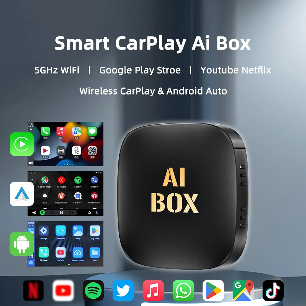 Android-Ai-Box-Wired-to-Wireless-Carplay-Android-Auto-Adapter-WiFi-For ...