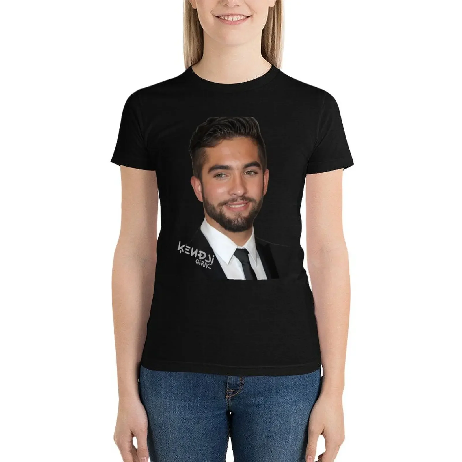 Kendji Girac T-Shirt anime clothes lady clothes Women's tee shirt ...