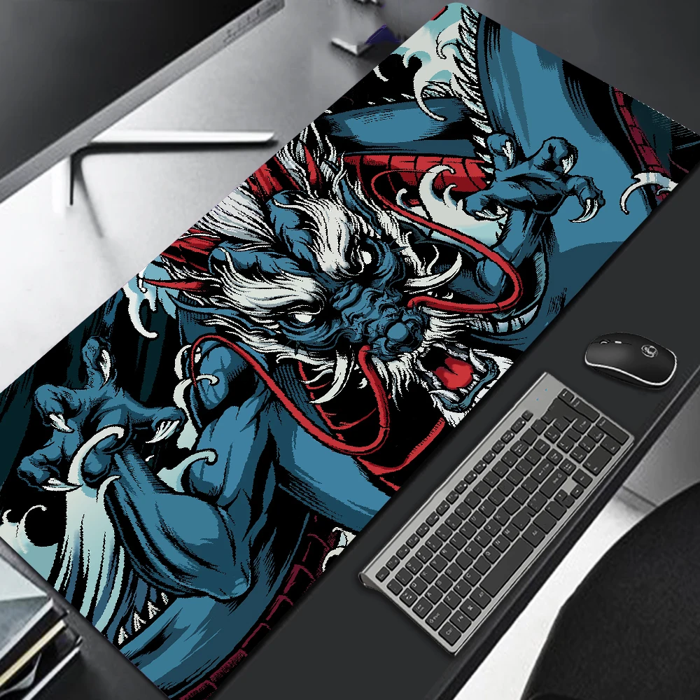 Japan-Art-Dragon-Mousepad-Company-Black-Deskmat-Pc-Gamer-Carpet-Mouse ...