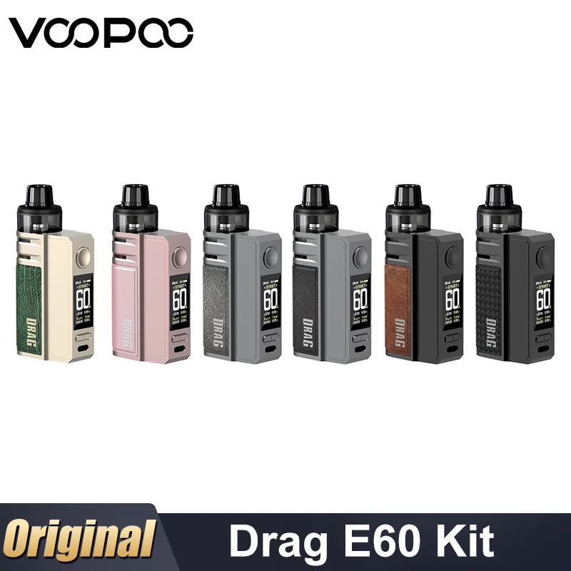 Original-VOOPOO-Drag-E60-Kit-60W-2550mAh-Battery-Vape-4-5ml-PNP-Pod-2 ...