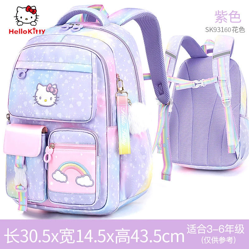 Hello Kitty Children's Schoolbag Primary School Student Girls' Spine ...