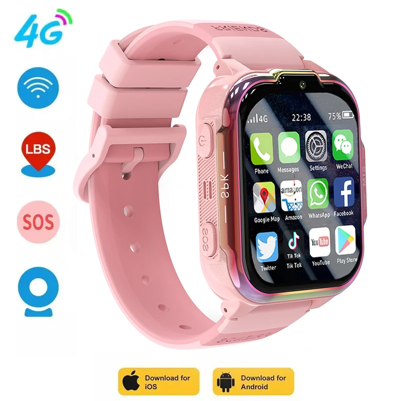 KinderGuard 2025 – Smartwatch for children with 4G, GPS tracking, video ...