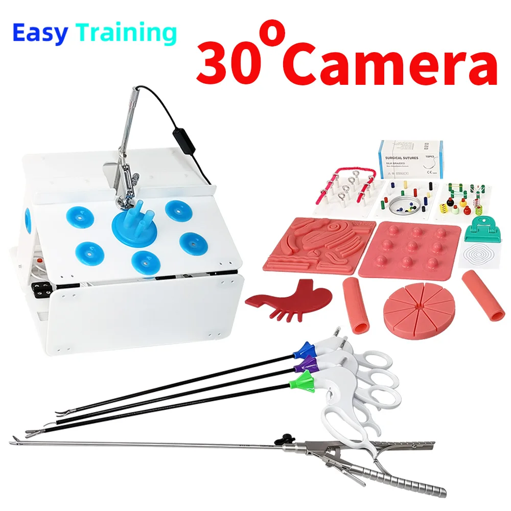 Laparoscopic-Simulator-Training-Box-Laparoscopy-Trainer-Instruments ...
