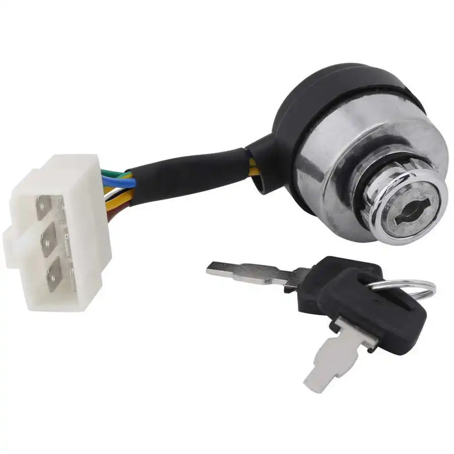 6 Wire Way Gasoline Diesel Generator Gas Ignition Start Key Lock ...