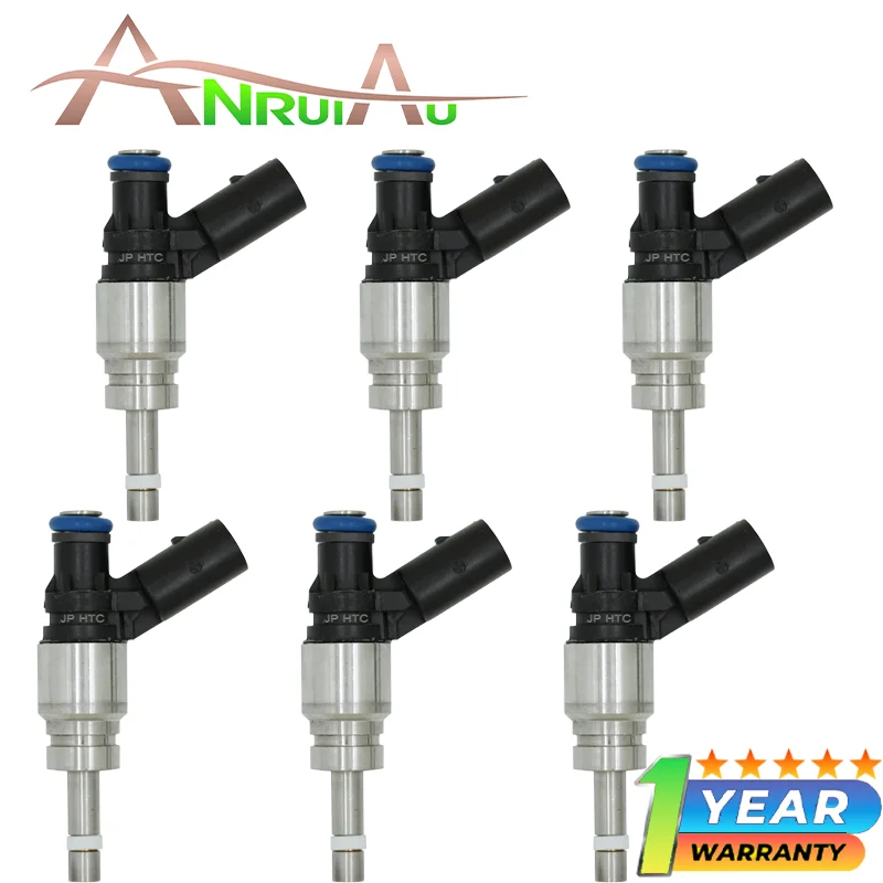 For Audi A4 A5 A6 Quattro Q5 S4 S5 S6 S8 3.0L 3.2L 5.2L New 6PCS Fuel ...