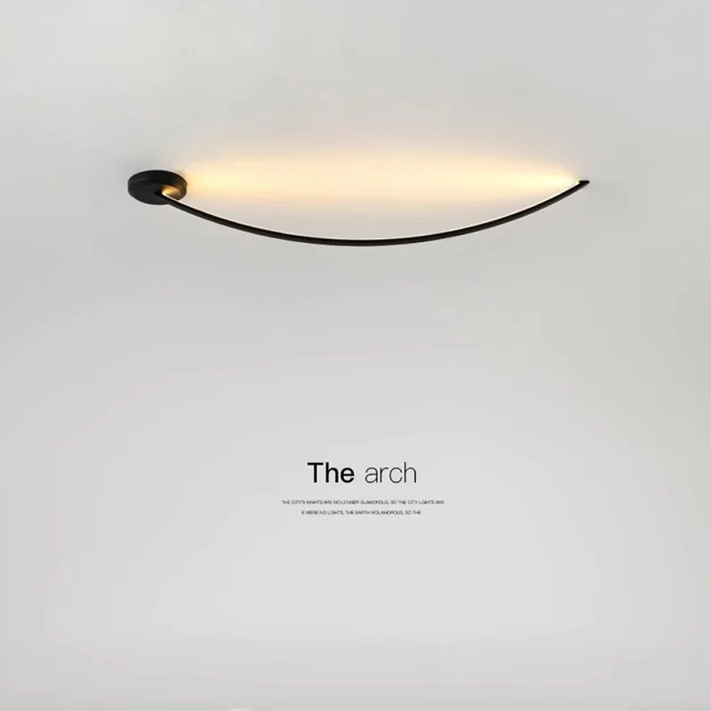Modern-LED-minimalist-ceiling-lamps-Long-line-ceiling-light-For-living ...