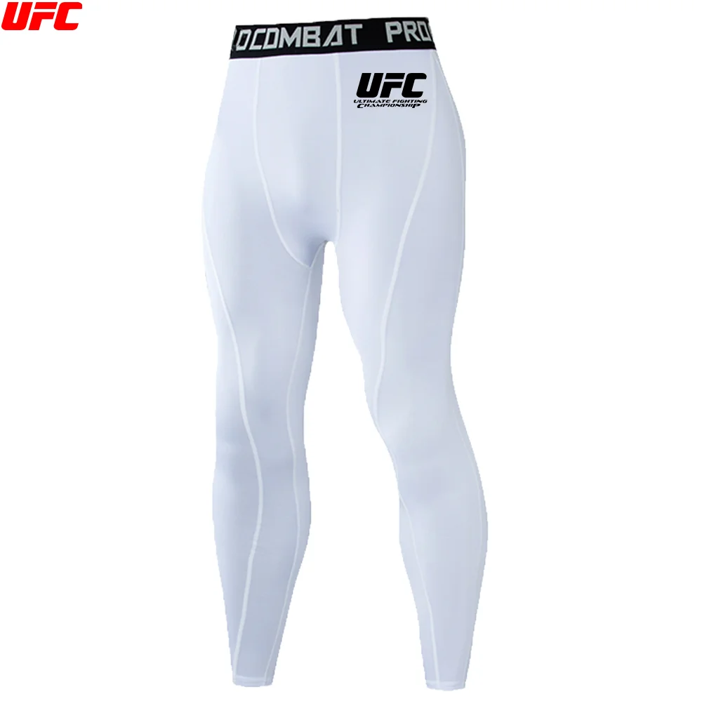 UFC Running Tights Men Shorts Sports Leggings Compression Pants Jogging ...