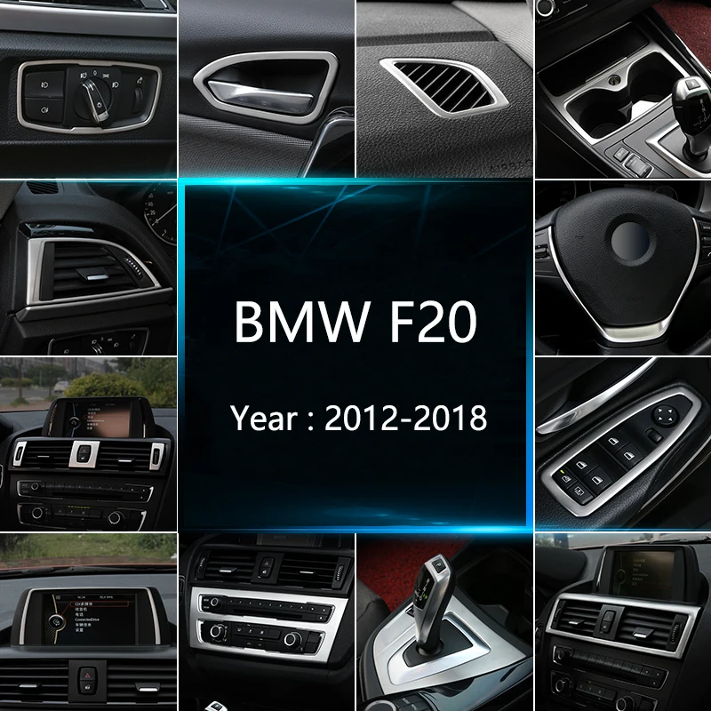 Chrome-Car-Styling-Interior-Button-Panel-Decoration-Cover-Trim-Sticker ...