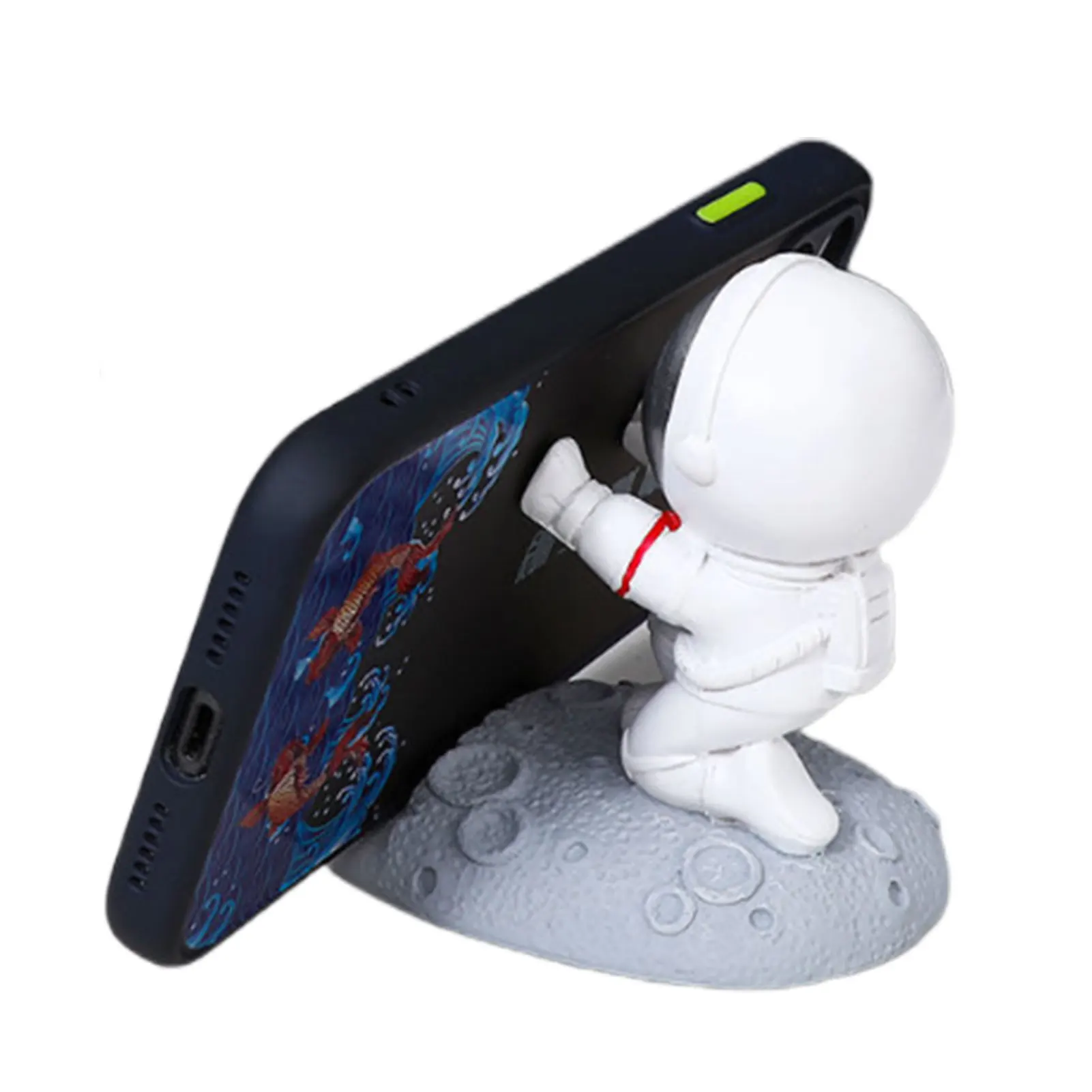 Astronaut Model Cell Phone Holder Innovative Phone Stand For Desk ...