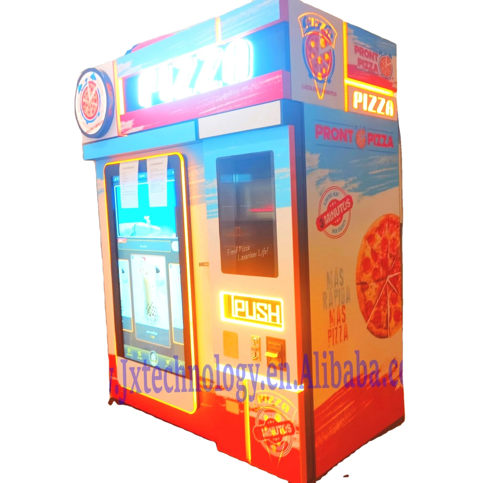 hot-sale-pizza-vending-machine-instant-hotfood-hotdog-roast-chicken ...