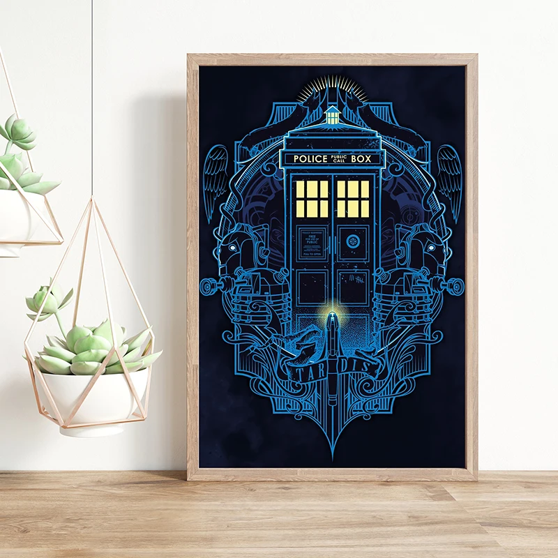 Tardis Watercolor