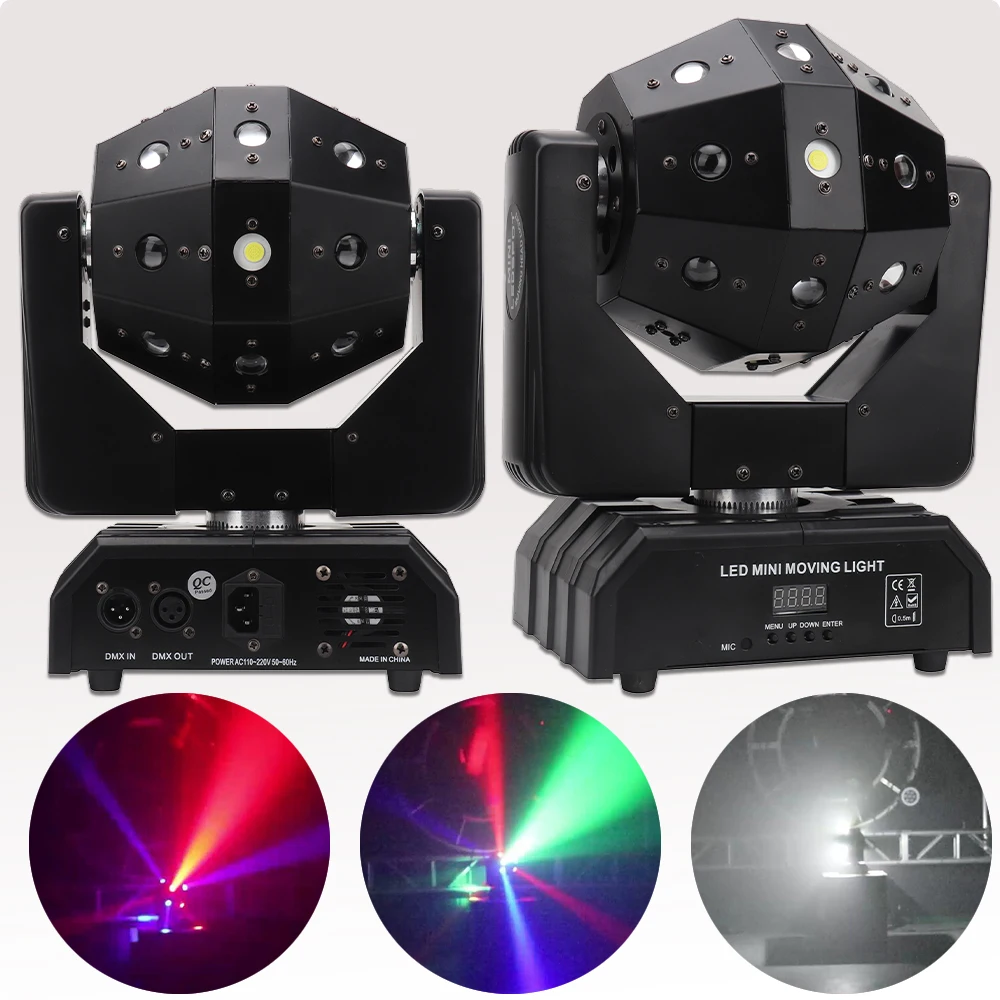 mini-LED-Moving-head-Light-120W-Beam-Strobe-Laser-3in1-Stage-Effect ...