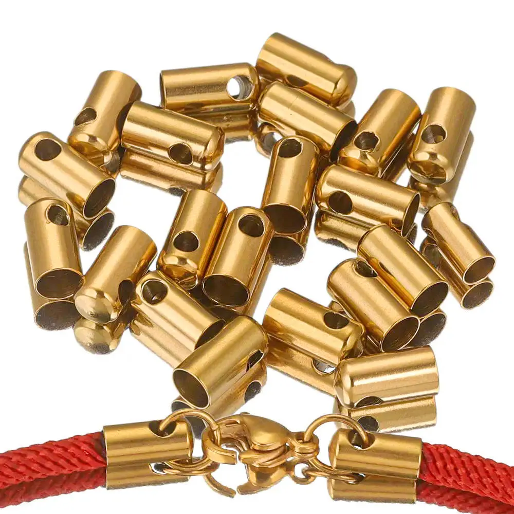 10pcs-Lot-Stainless-Steel-Oval-Head-Clasps-Hooks-Cords-End-Caps-Cord ...