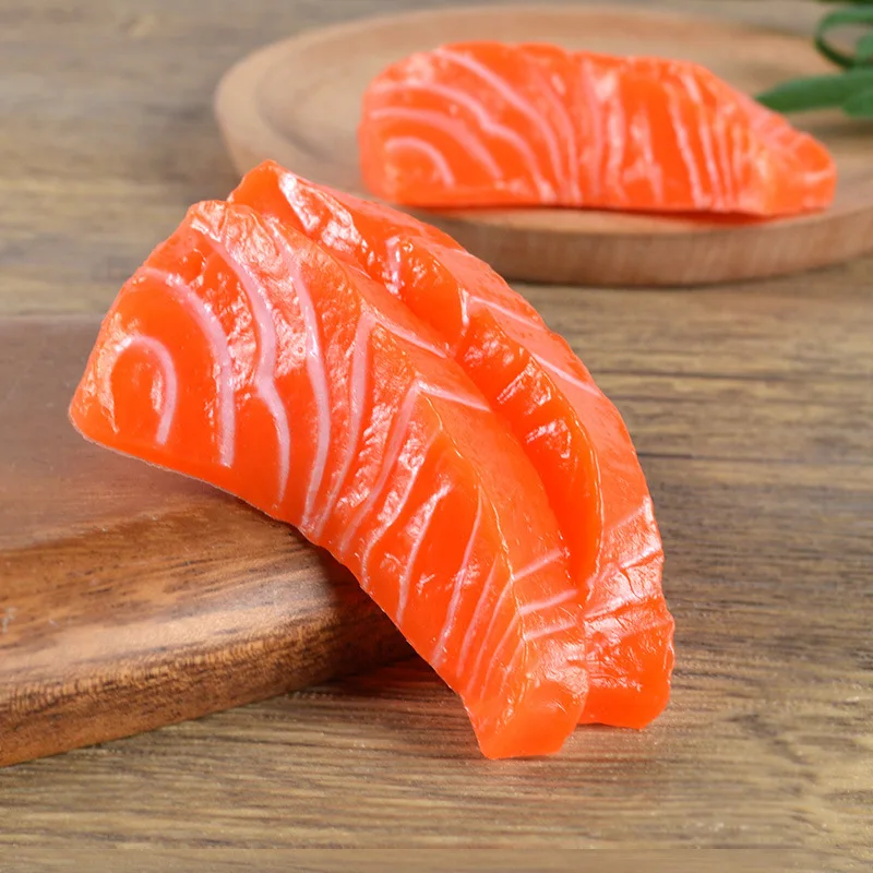 Artificial-Salmon-Sushi-Fake-Food-Simulation-Model-Hotel-Restaurant ...