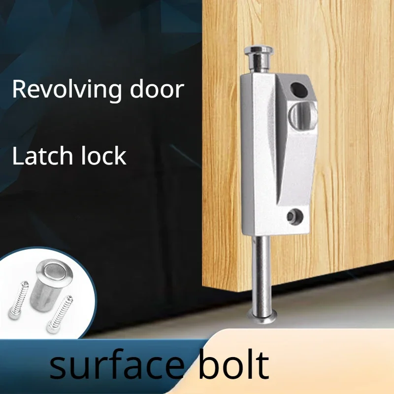 Household-Aluminum-Alloy-Rotating-Wooden-Door-Lock-Surface-Mounted-with ...